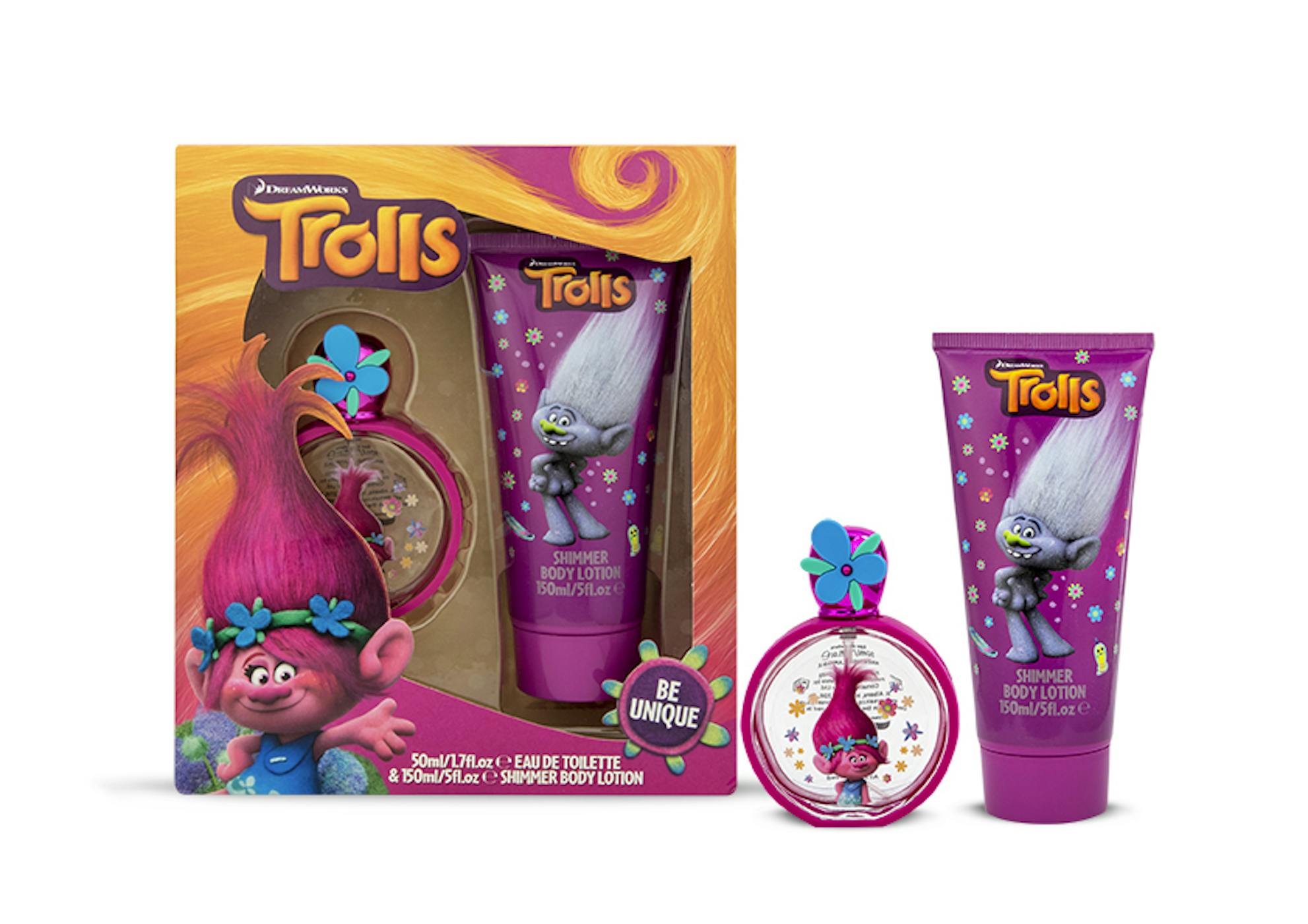 Trolls Eau De Toilette 50ml Gift Set | The Fragrance Shop