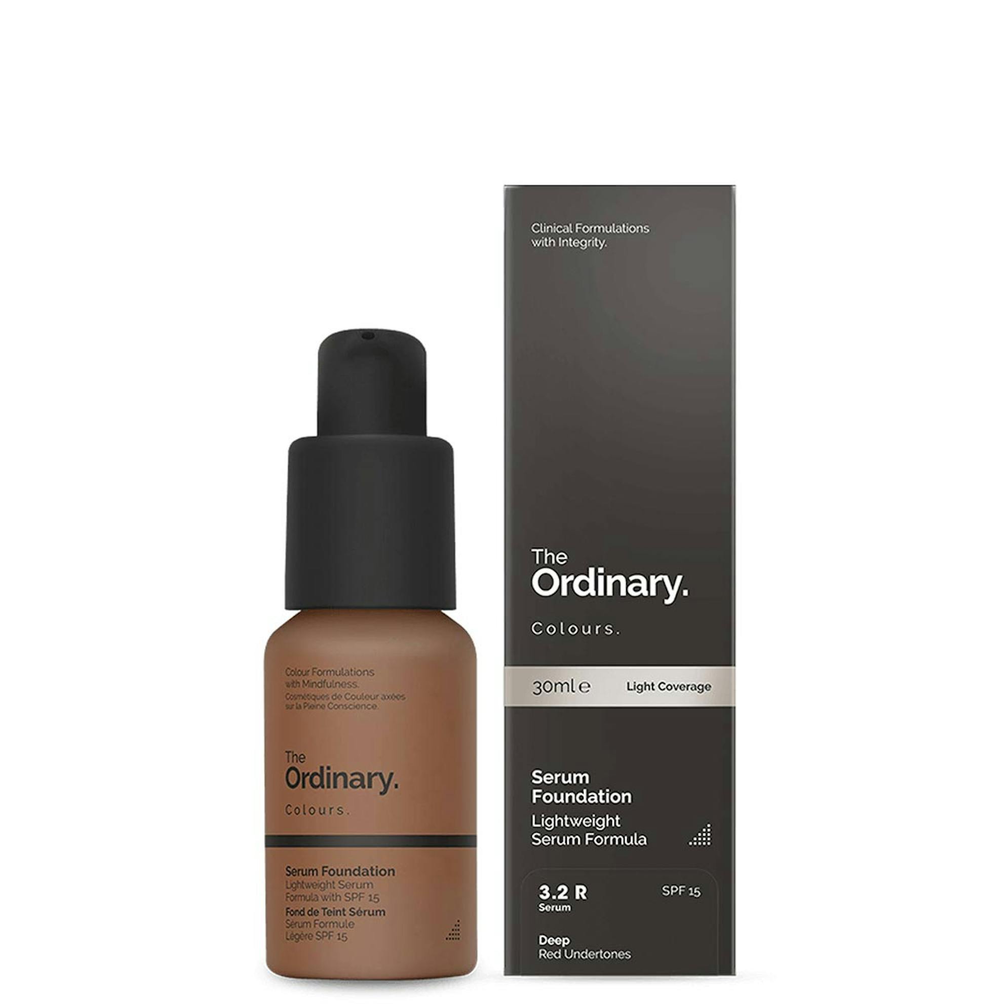 The Ordinary The Ordinary Colours Serum Foundation 3.2R 30ml | The ...