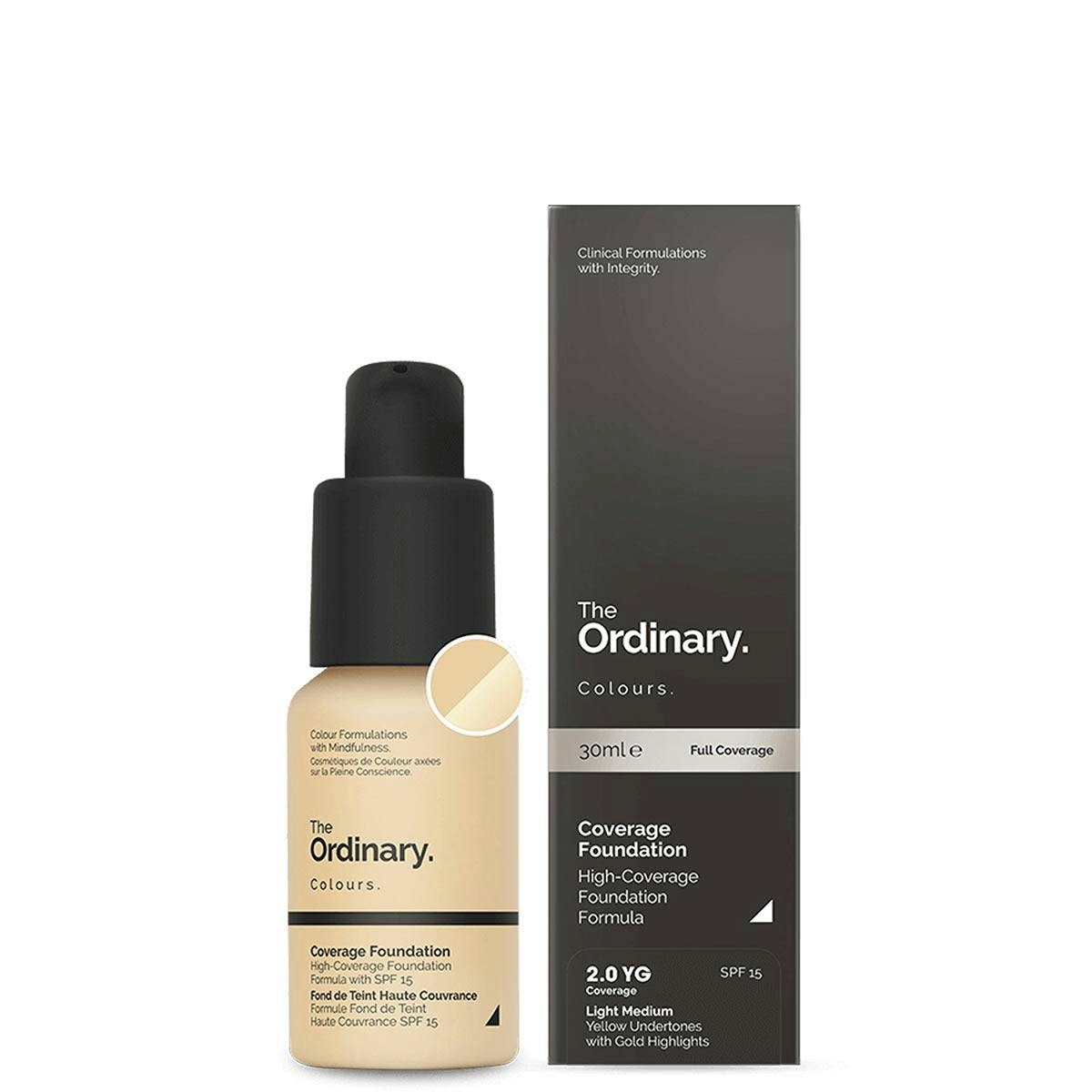 The Ordinary The Ordinary Colours Coverage Foundation 2.0YG 30ml