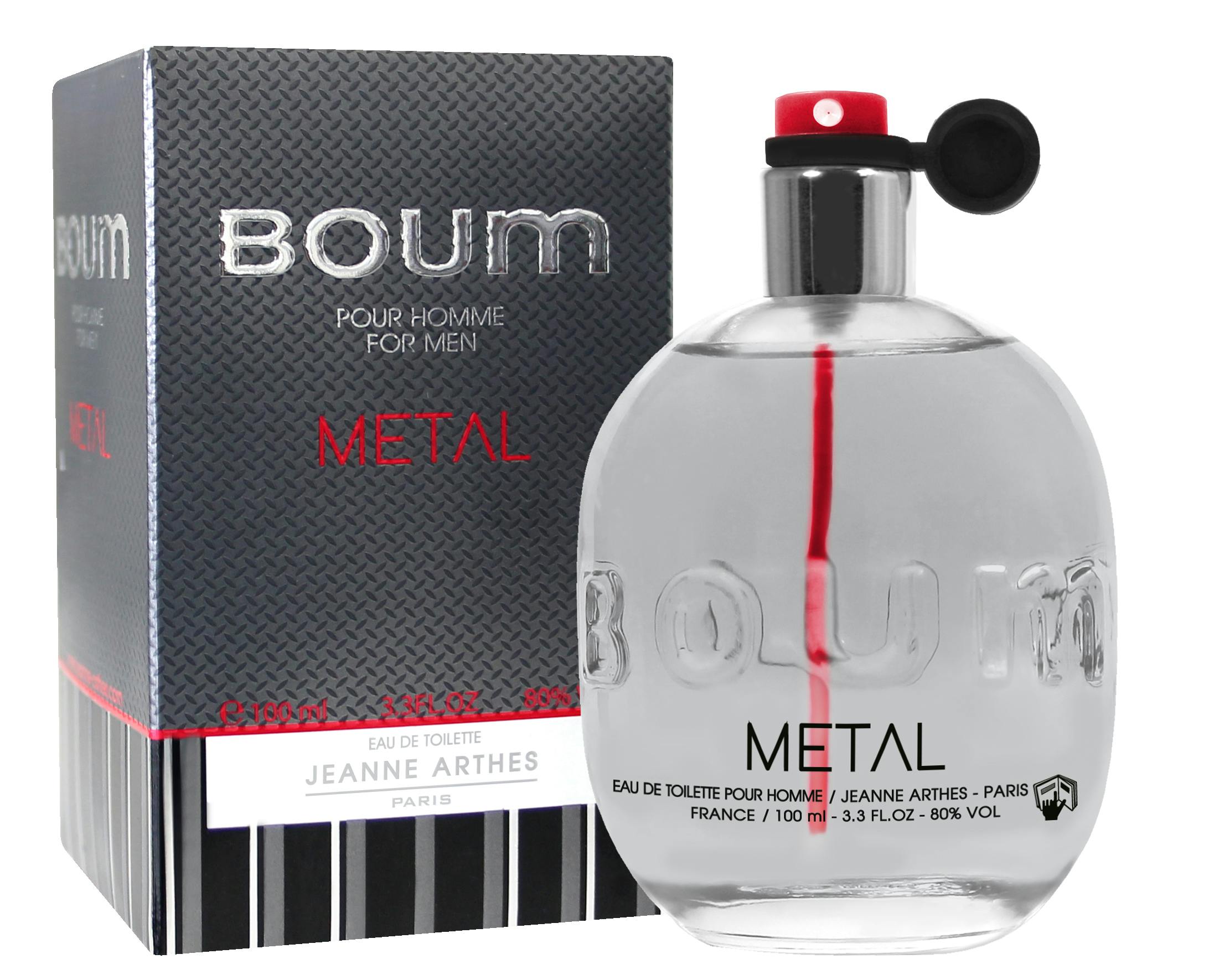 Jeanne Arthes Boum Homme Metal Eau De Toilette | 100ml | The Fragrance Shop