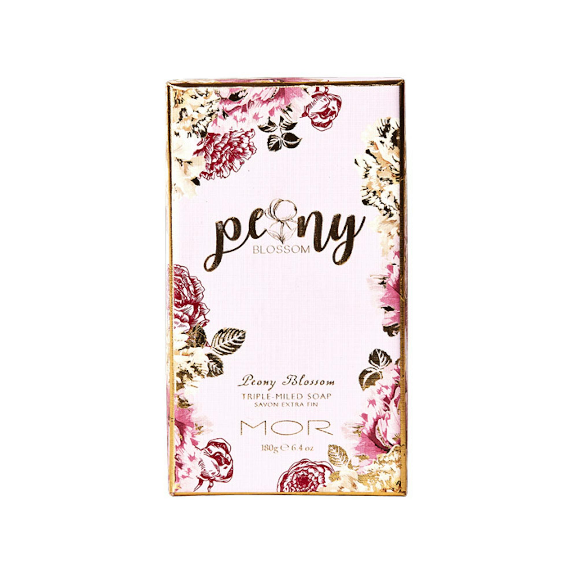 MOR MOR - Peony Blossom - Triple Milled Soap - 180g | The Fragrance Shop