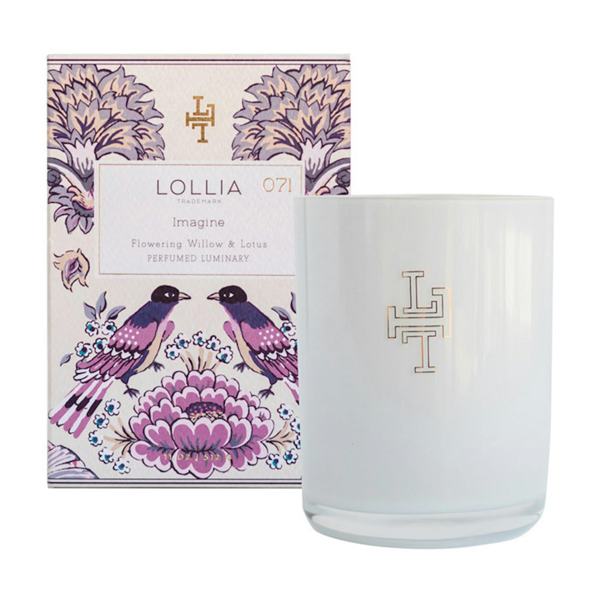 Lollia LOLLIA Imagine Luminary Candle 312g | The Fragrance Shop
