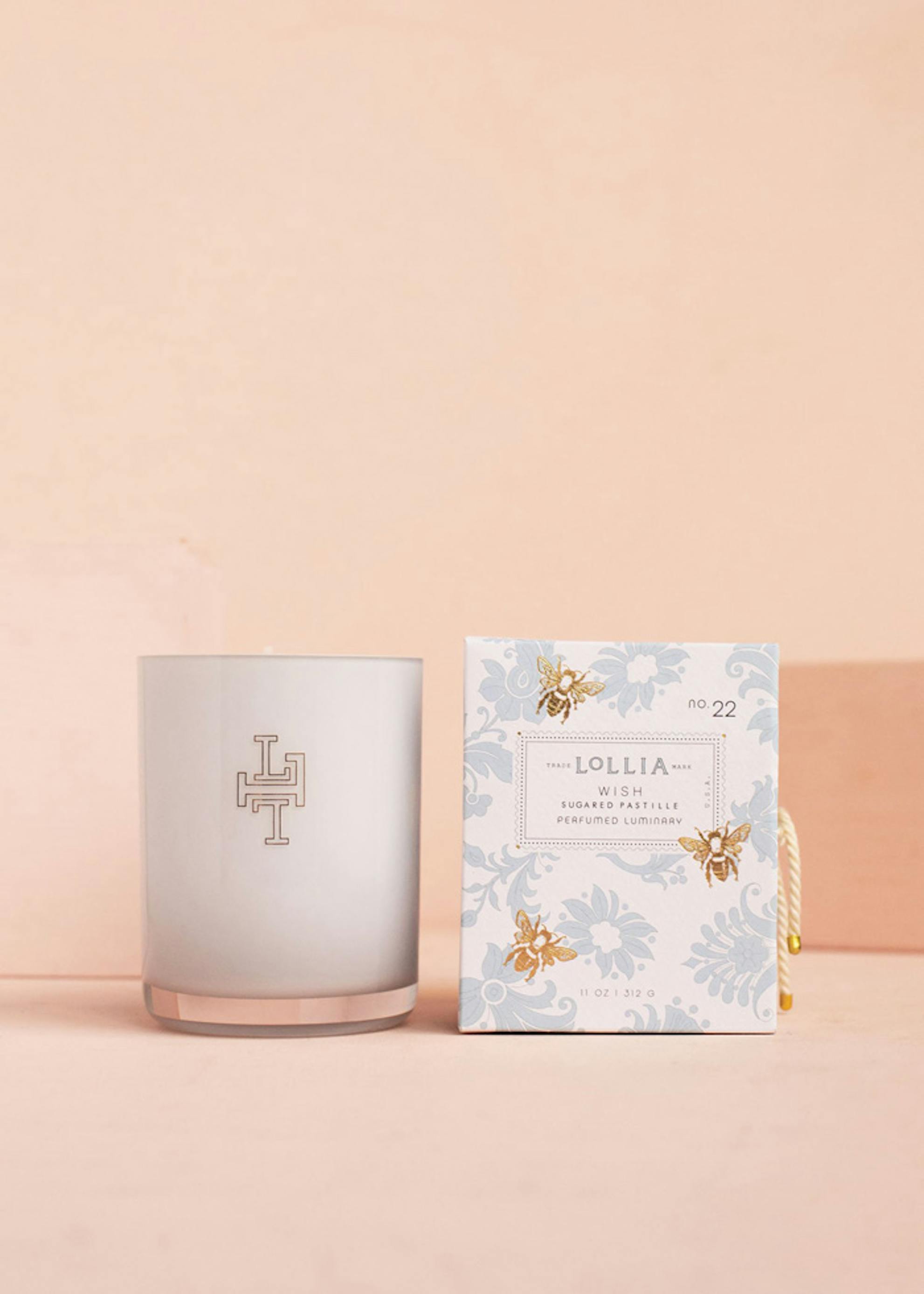 Lollia LOLLIA Wish Luminary Candle 312g | The Fragrance Shop
