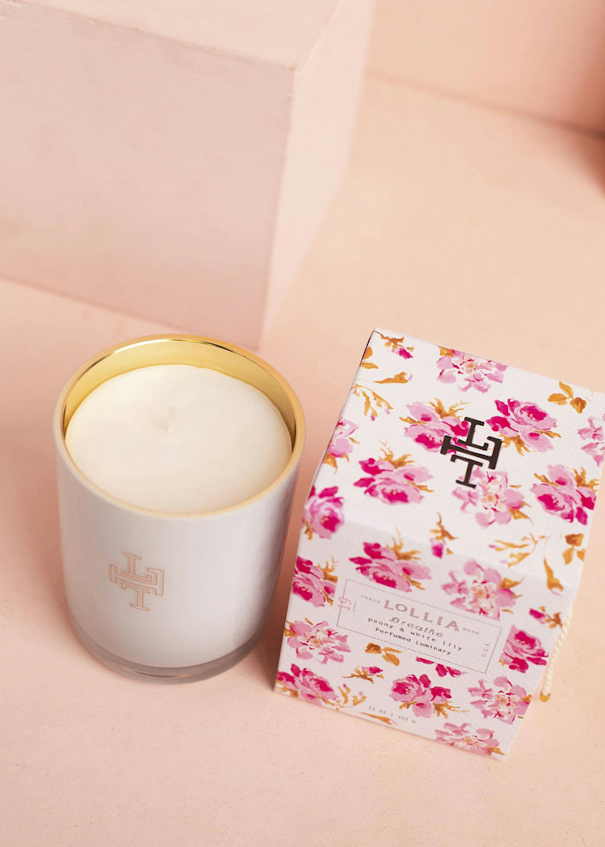 Lollia Breathe Luminary Candle 312g | The Fragrance Shop