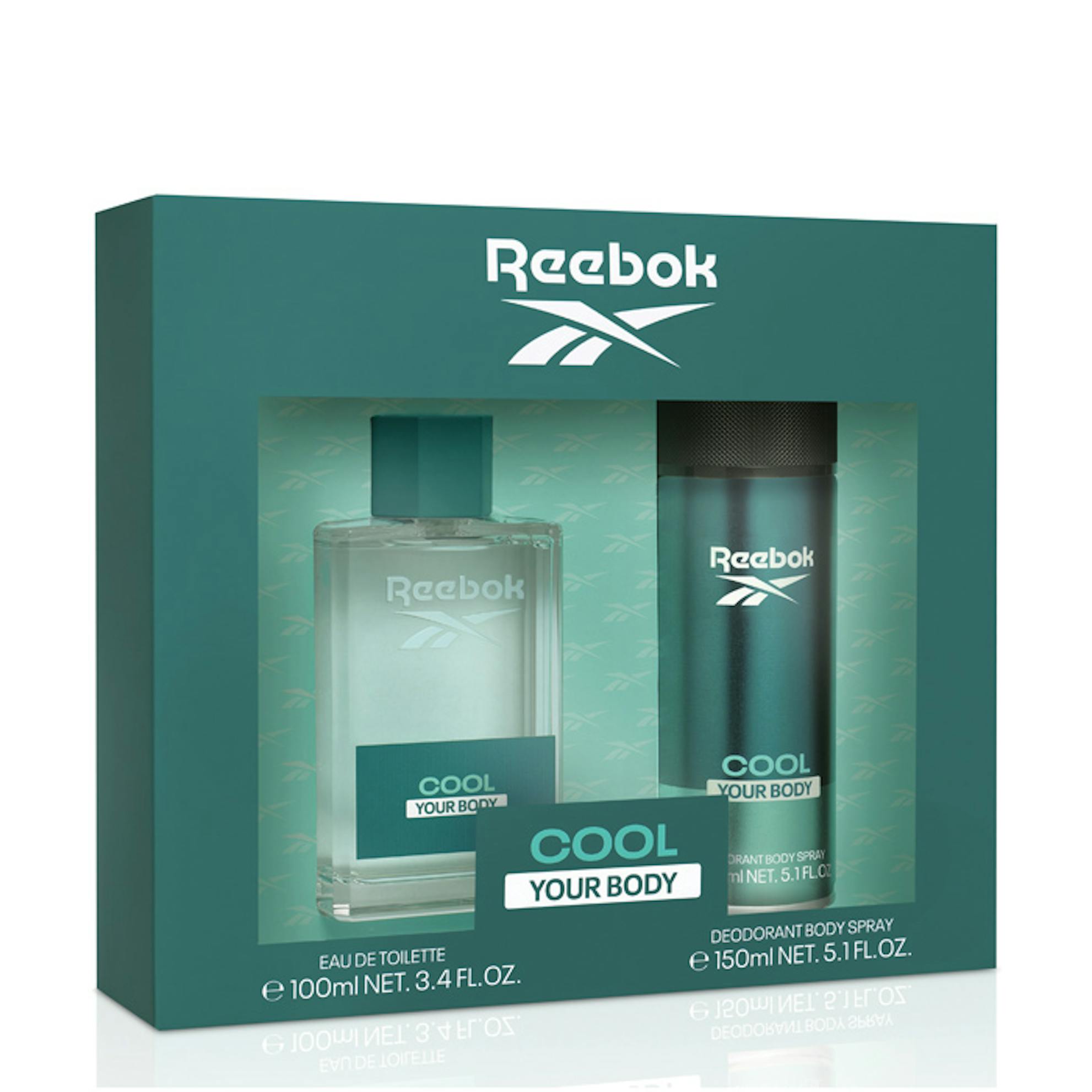 Reebok Cool Your Body Eau De Toilette 100ml Gift Set | The Fragrance Shop