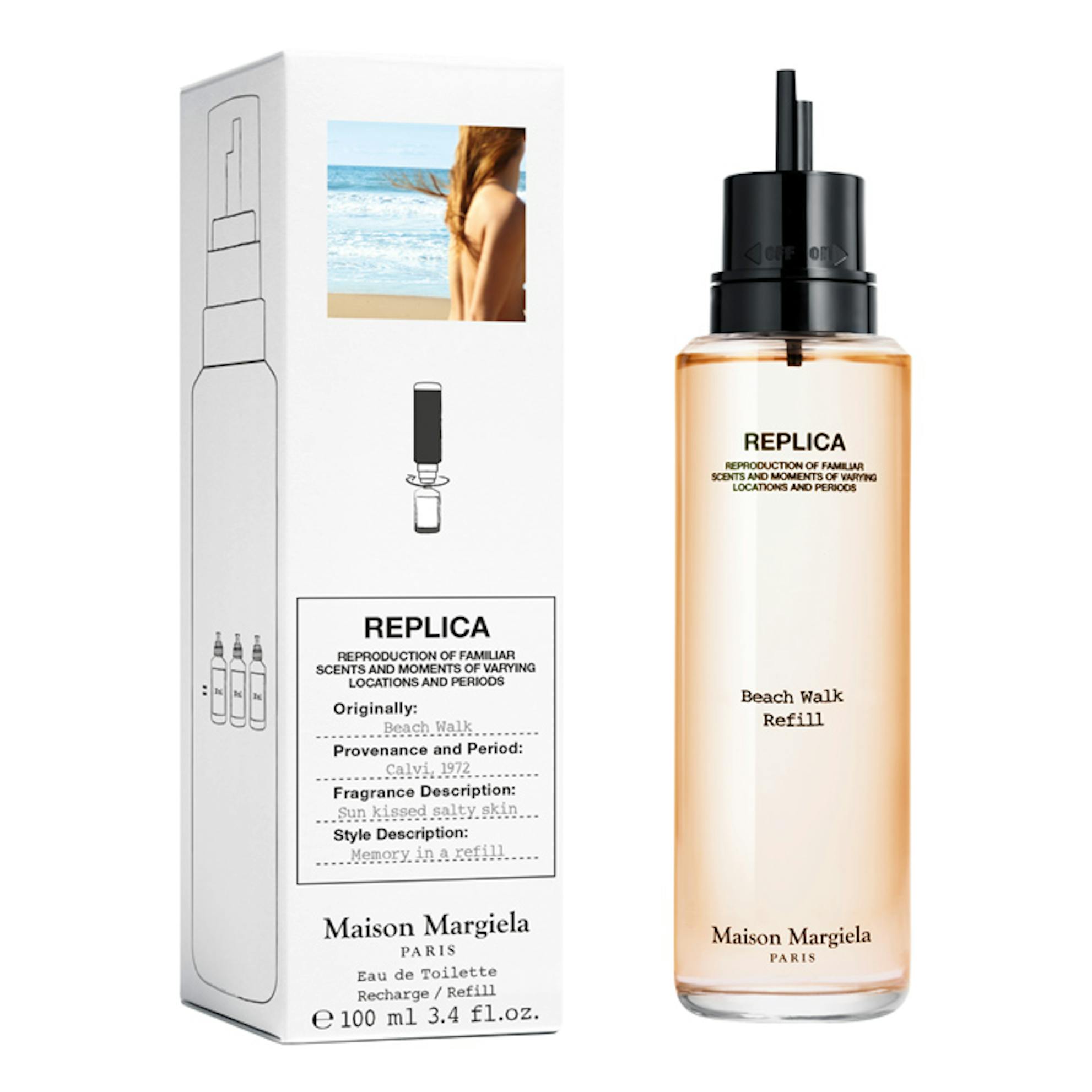Maison Margiela Beach Walk Eau De Toilette 100ml Refill | The Fragrance ...
