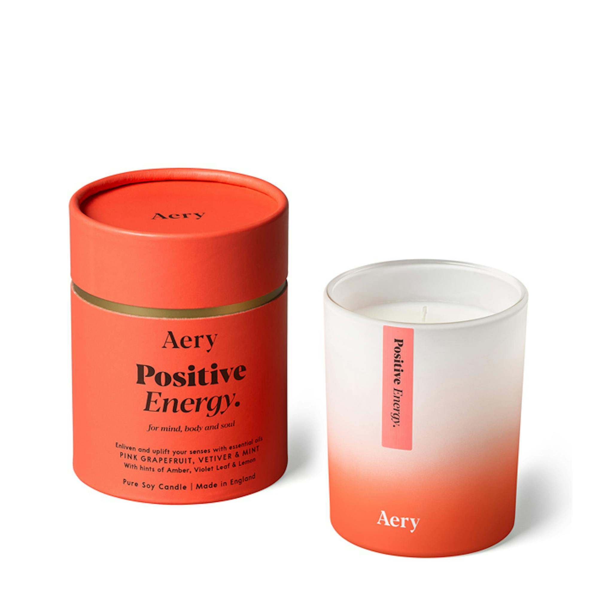 Aery Positive Energy Aromatherapy Candle 200ml | The Fragrance Shop
