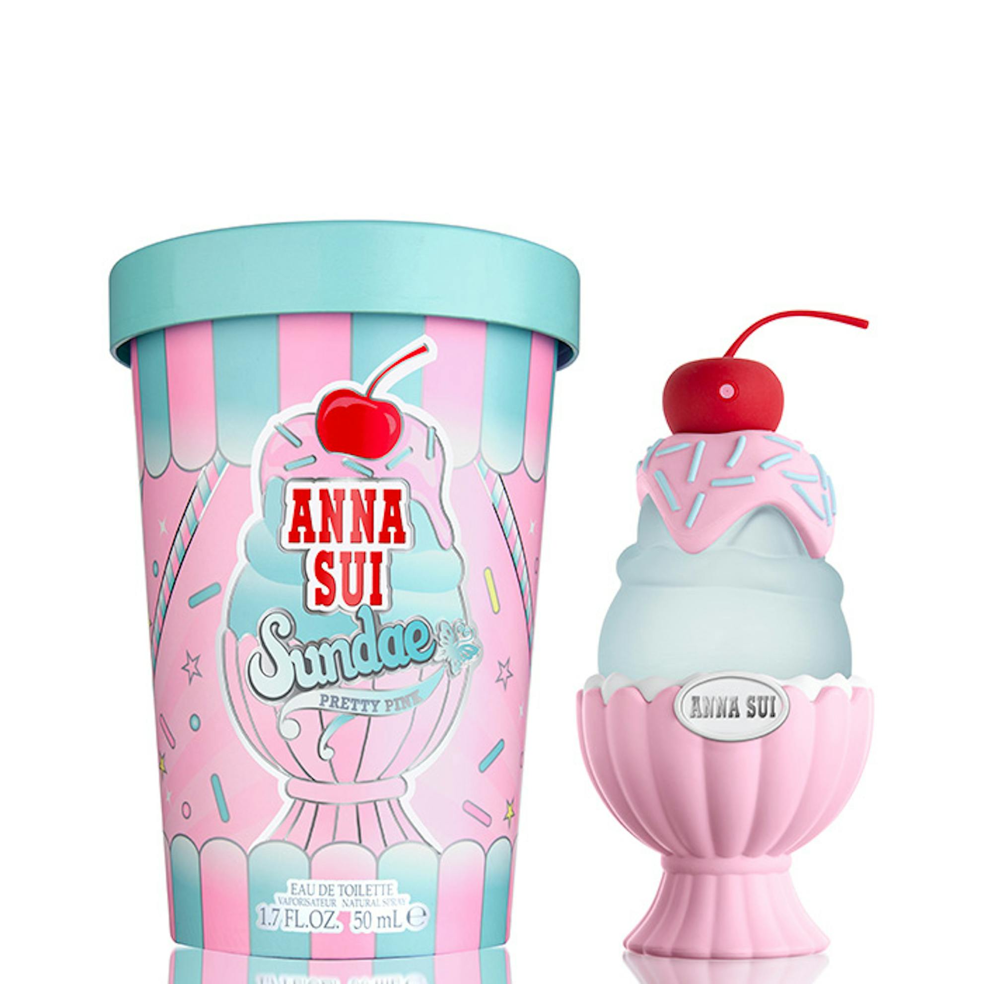 Anna Sui Sundae Pretty Pink Eau De Toilette 50ml Spray | The Fragrance Shop