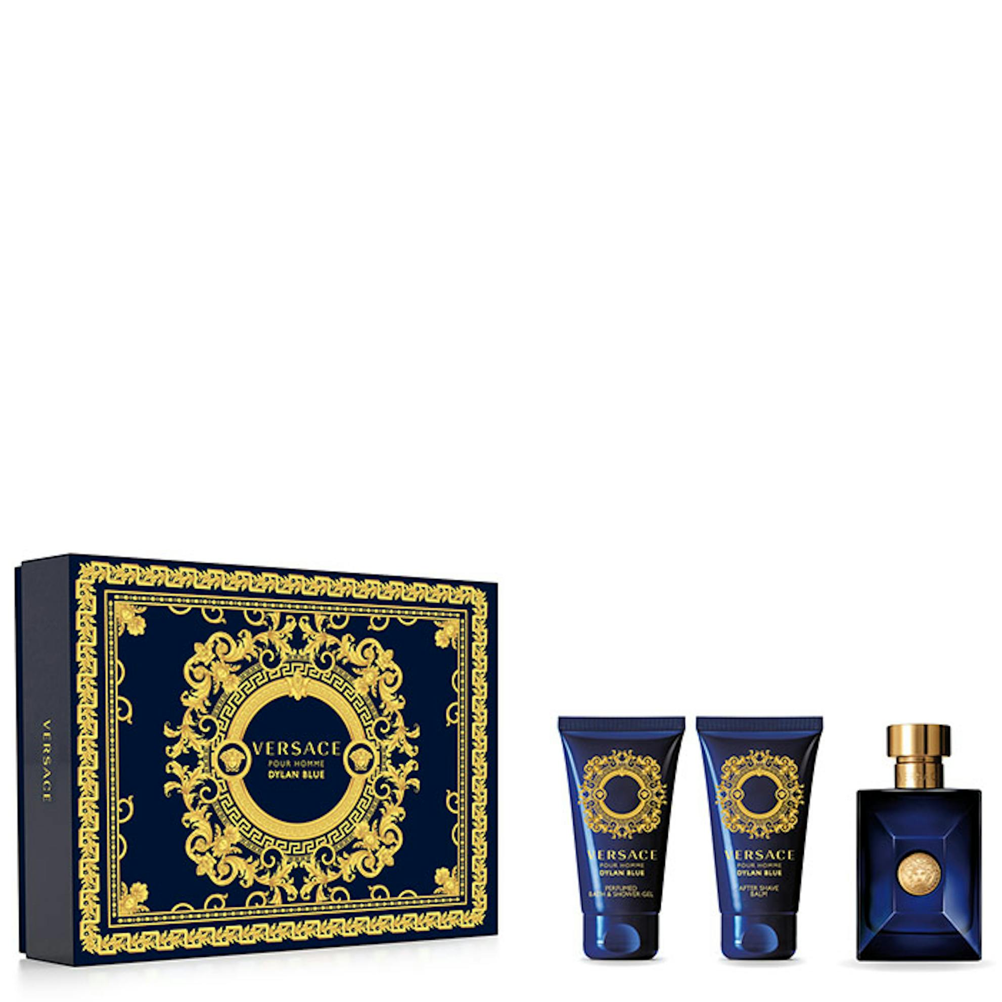 Versace Dylan Blue Eau De Toilette 50ml Gift Set | The Fragrance Shop