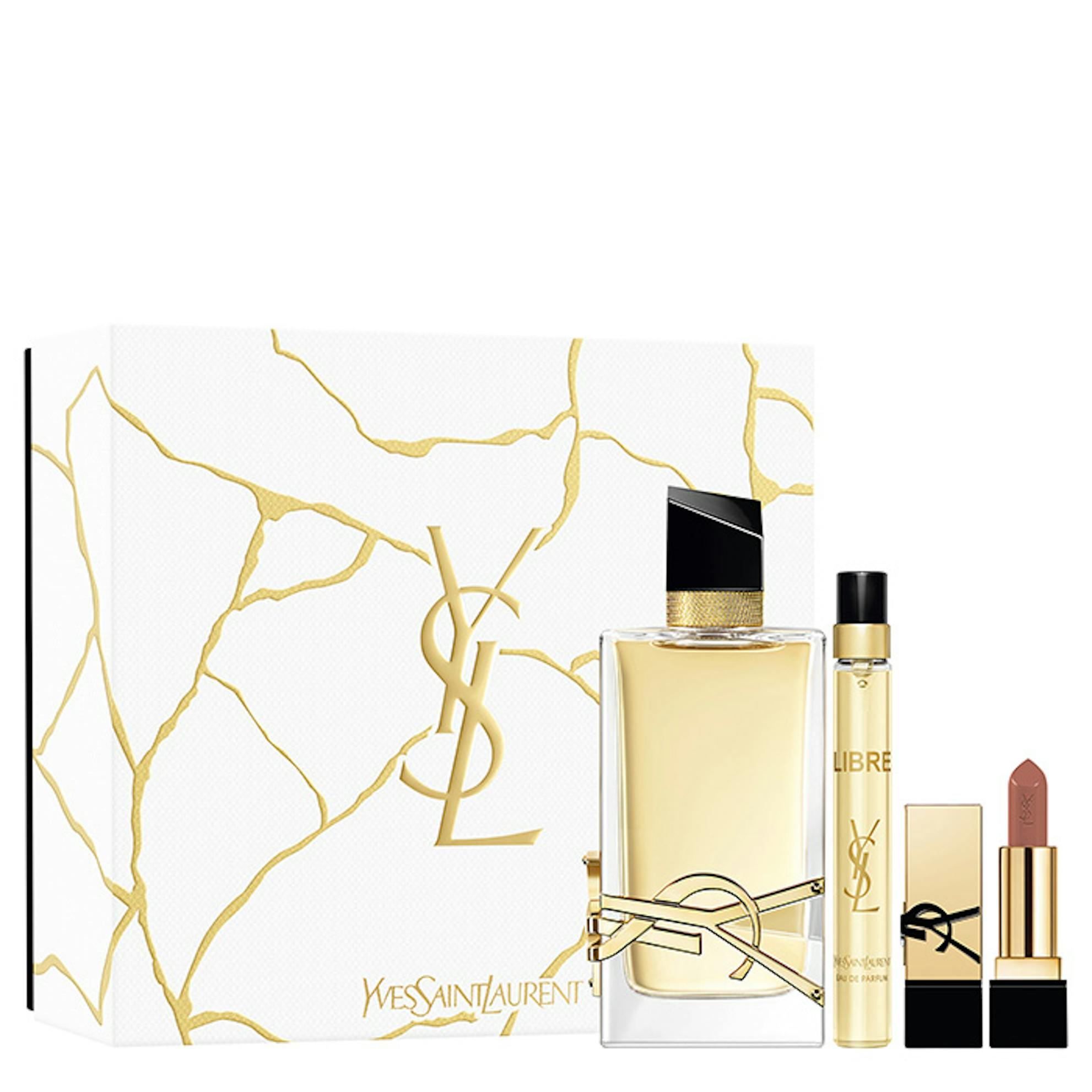 YSL Deluxe Libre Eau de Parfum 90ml Christmas Gift Set | The Fragrance Shop