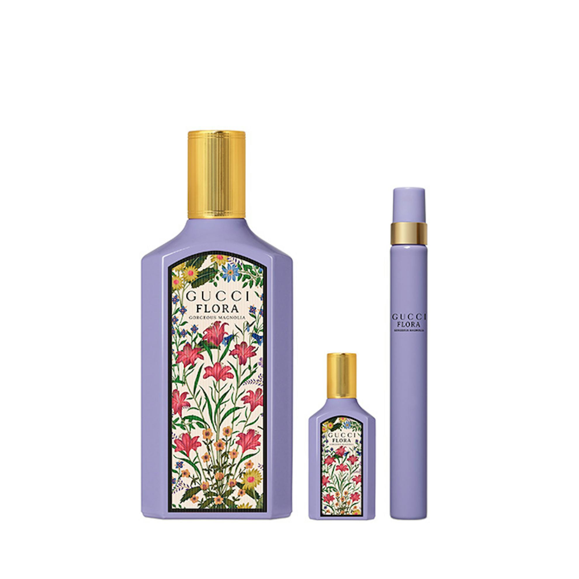 Gucci Flora Gorgeous Magnolia Eau De Parfum 100ml Christmas Gift Set ...